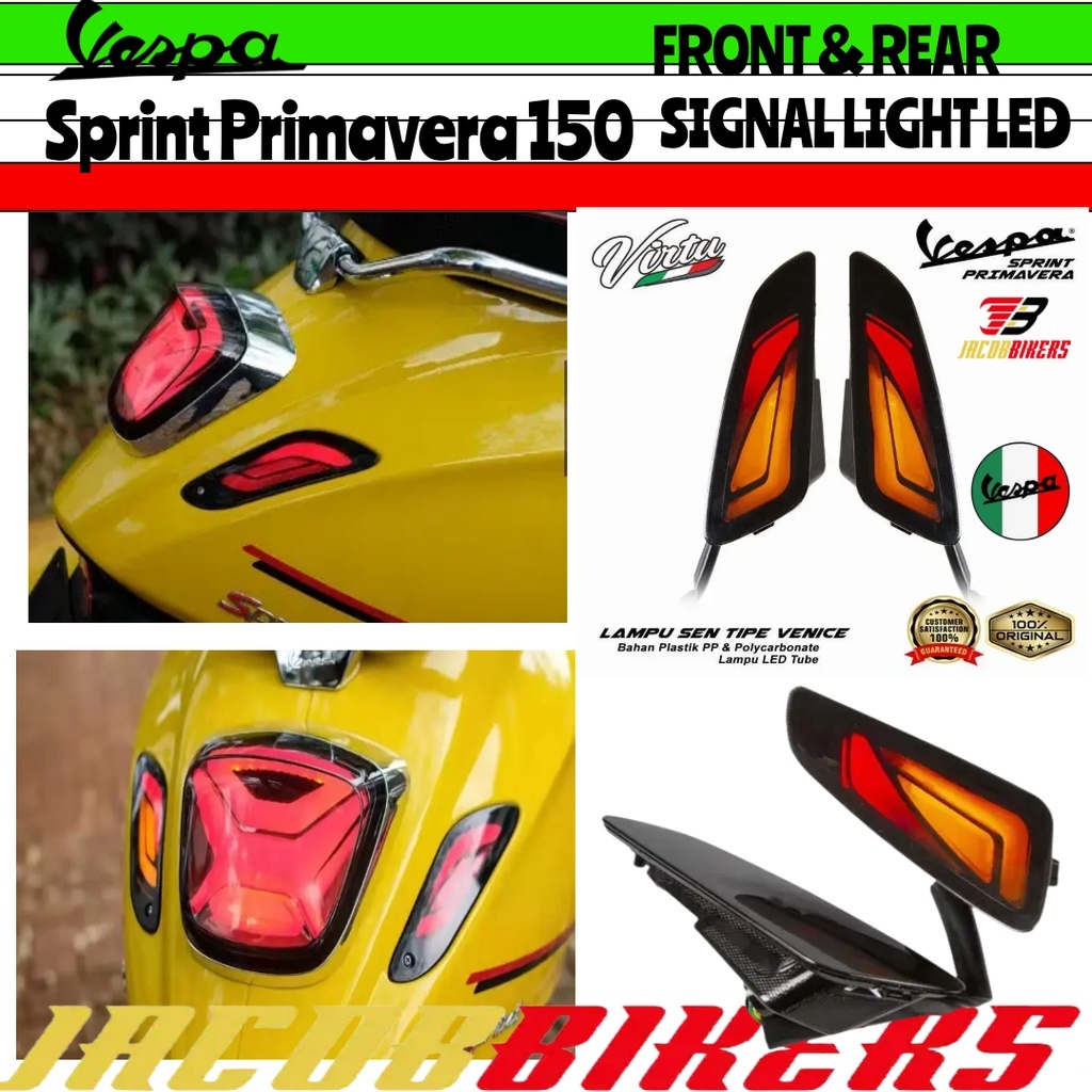 VESPA SPRINT PRIMAVERA 150 FRONT & REAR SIGNAL LED LIGHT | Shopee Malaysia