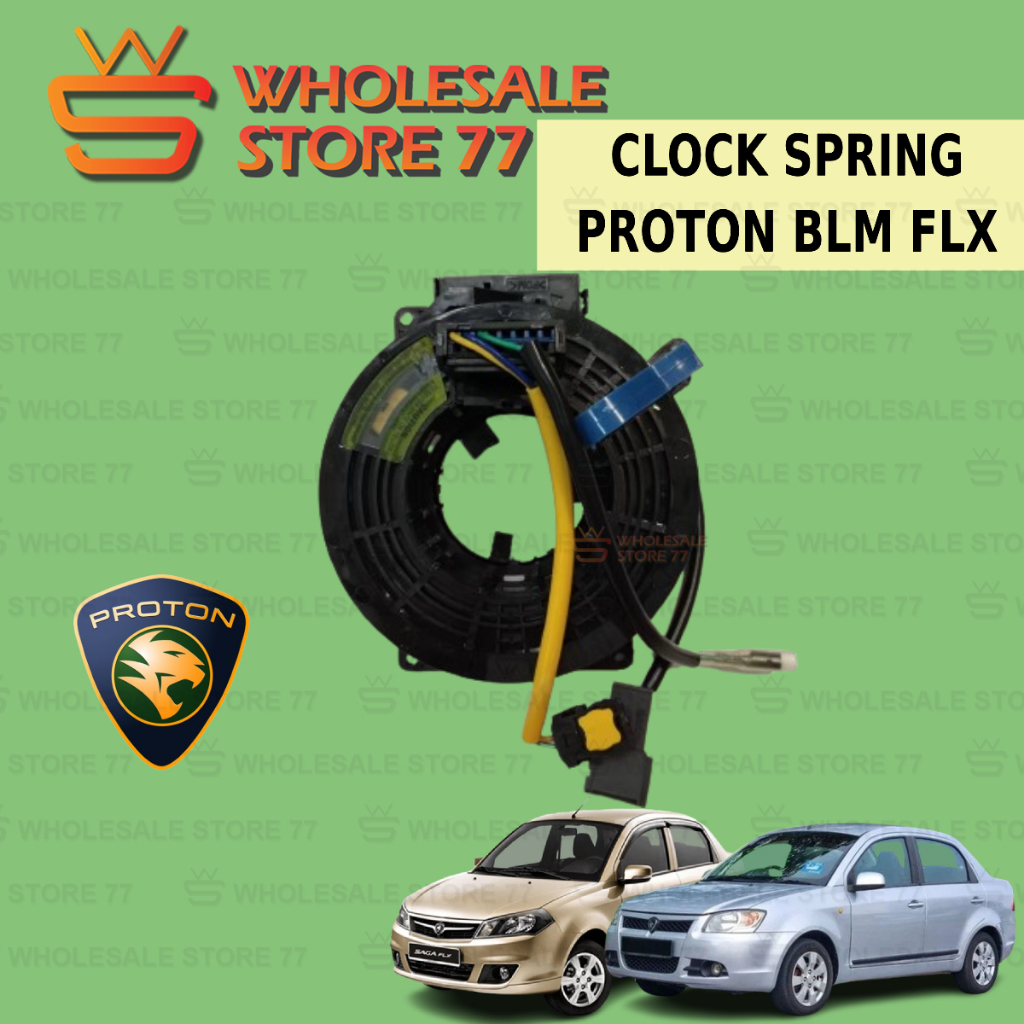 WARRANTY | Proton Saga BLM FLX 2 Way New Socket Spring Cable Clock Spring Steering Switch ...