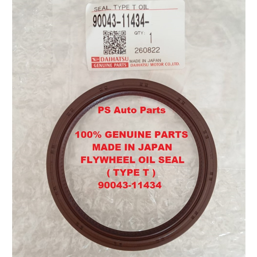 Daihatsu Toyota Flywheel Oil Seal - 90043-11434 - GENUINE PARTS ...
