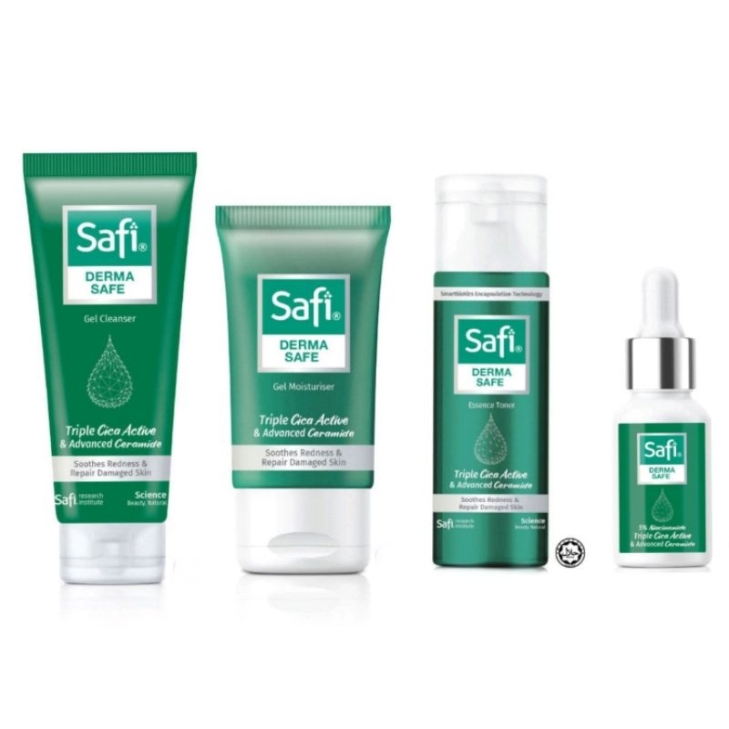 Safi Dermasafe Cica & Ceramide Series : Face Wash Gel Pencuci Muka ...