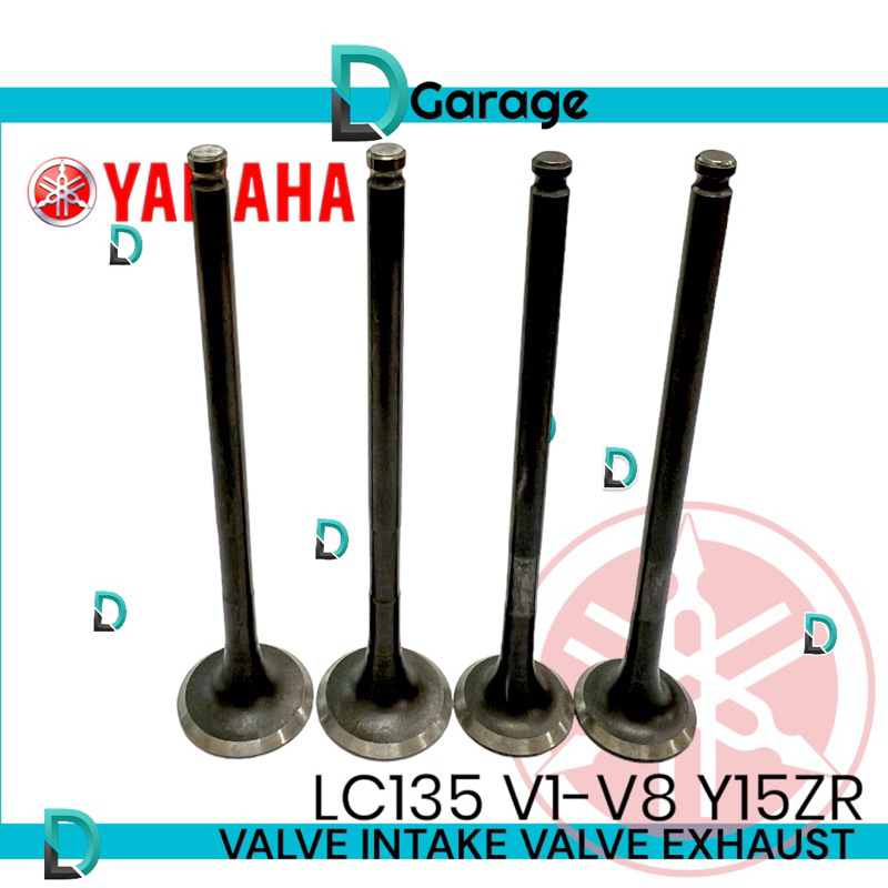 4PC YAMAHA LC135 V1 LC2 LC5S 135LC Y15 Y15ZR LC V1 - V7 VALVE SET VALVE ...
