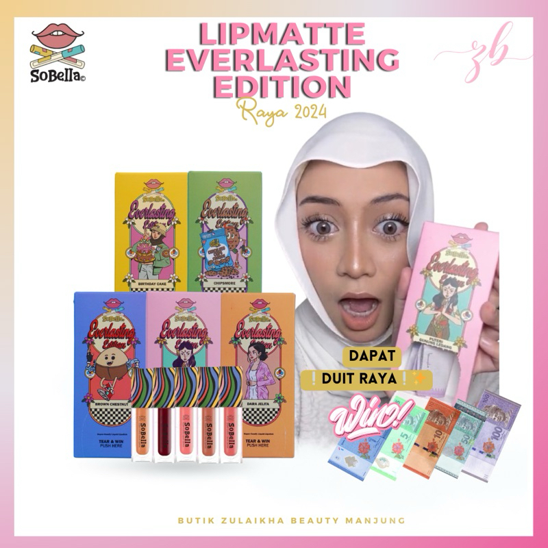 LIPMATTE SOBELLA EVERLASTING EDITION RAYA 2024 | Shopee Malaysia