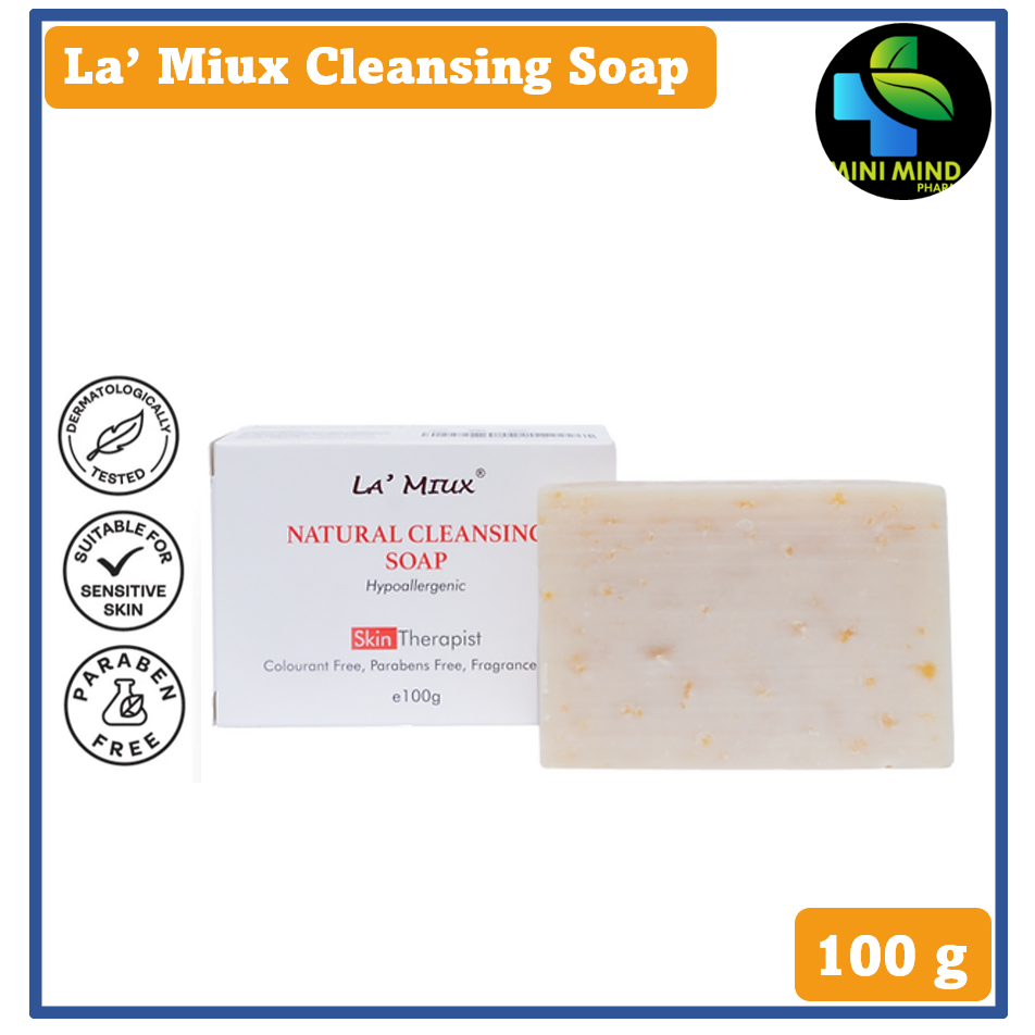 LaMiux Moisturizing Soap Bar (100 g) Paris Product 【Suitable For ...