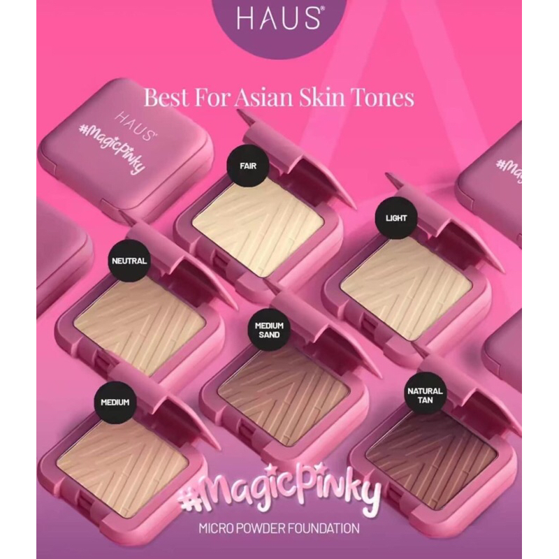 HAUS MAGIC PINKY COMPACT POWDER 🔥 | Shopee Malaysia