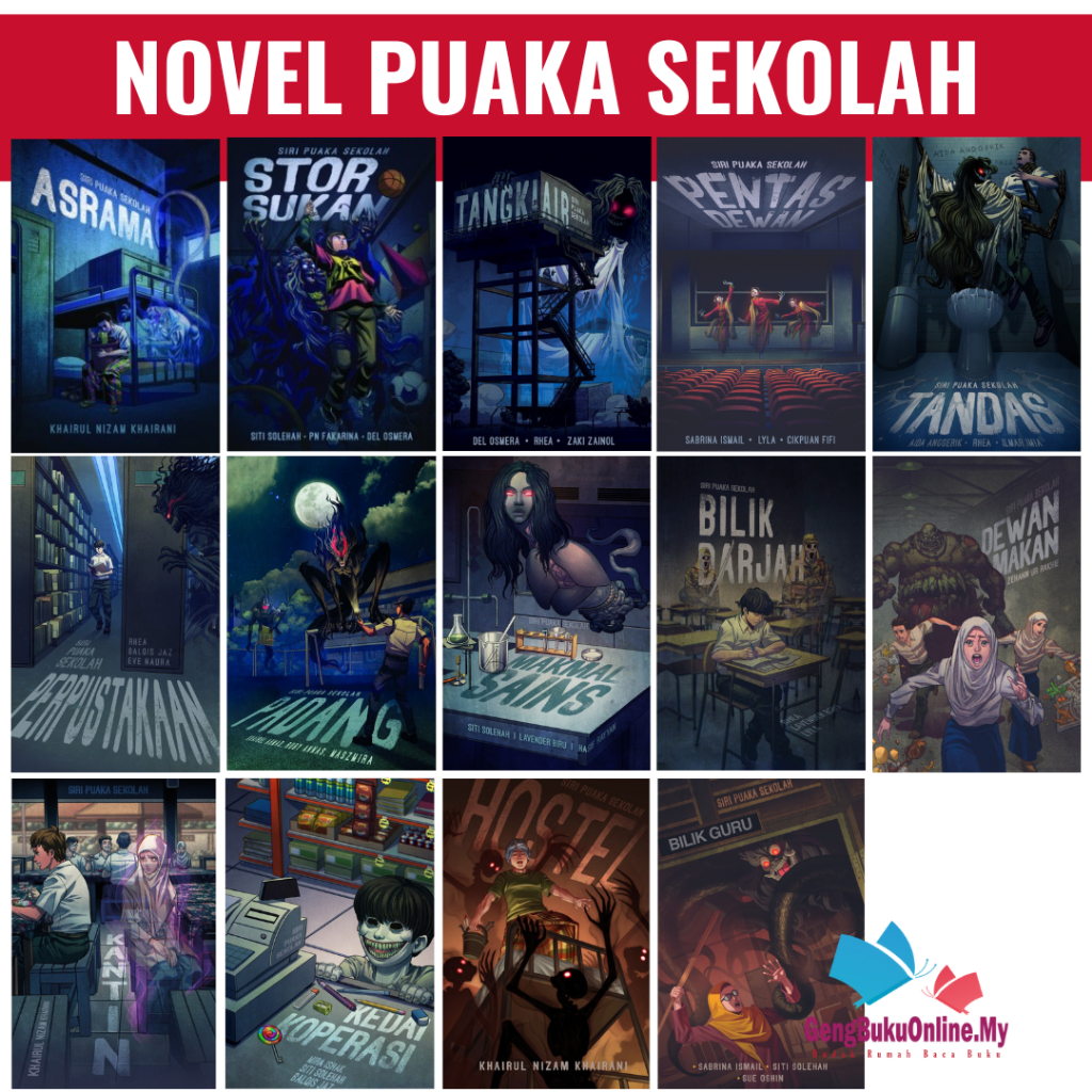 Novel Penerbit-X: Siri Puaka Sekolah - Misteri, Seram, Novel Thriller | Shopee Malaysia