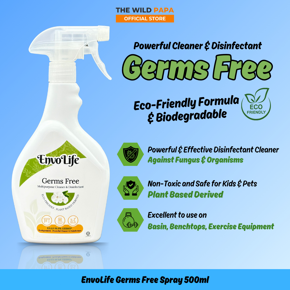 ENVOLIFE Germs Free Multipurpose Cleaner & Disinfectant 500ml | Shopee ...