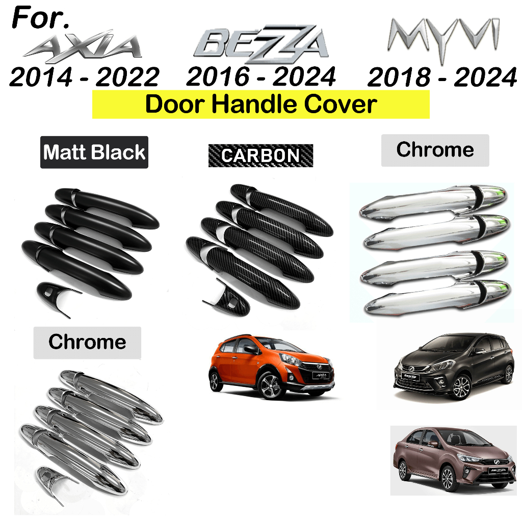 Perodua Bezza 2016- 2024 Door Handle Cover Accessories Axia Myvi ...