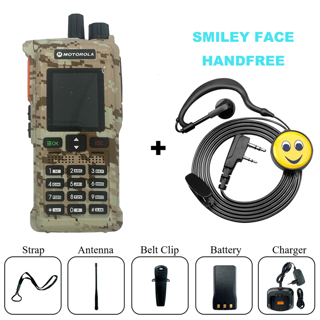 Motorola GT12 Walkie Talkie High Power 10W 4000mAh Big Battery (One ...