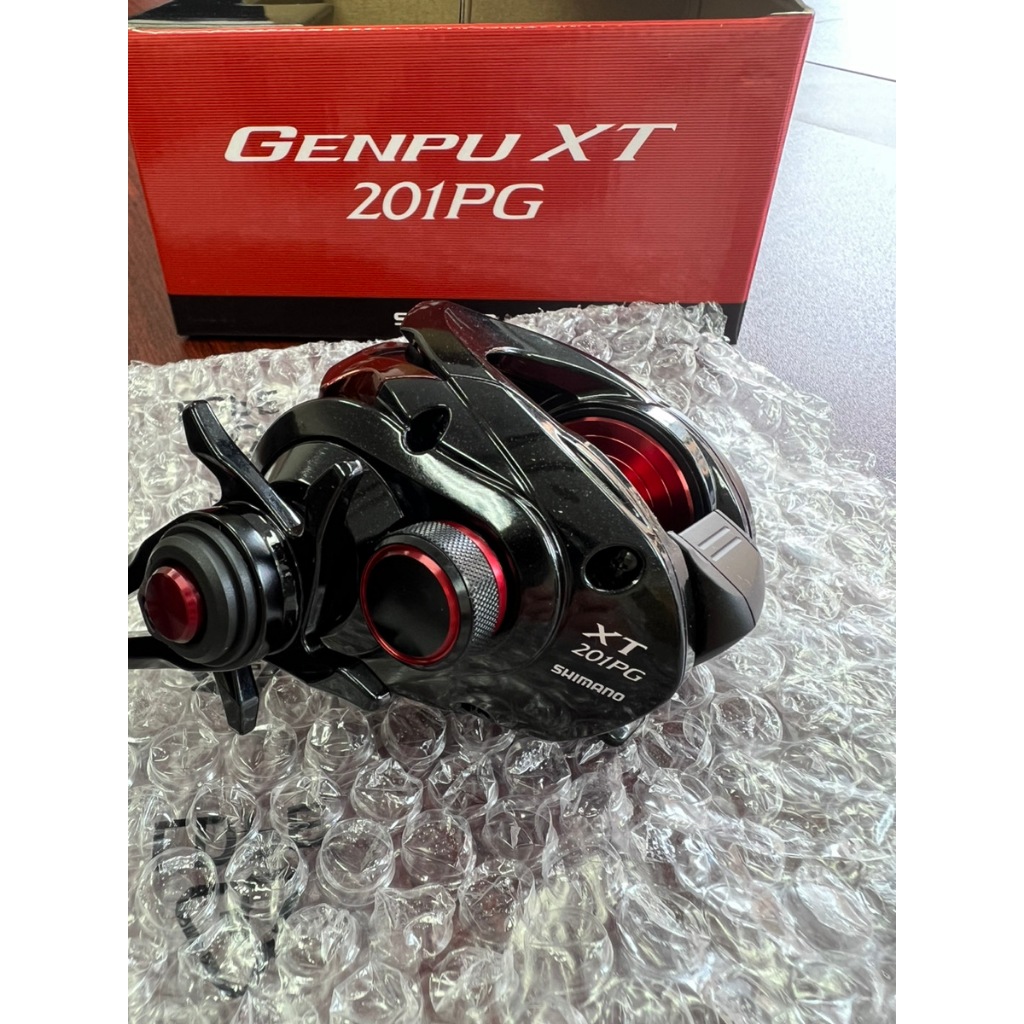 SHIMANO Ship/Hand Reel Double Spindle 20 Gempou XT 201PG (Left) Egi-Tako Flounder Tachioji Black ...