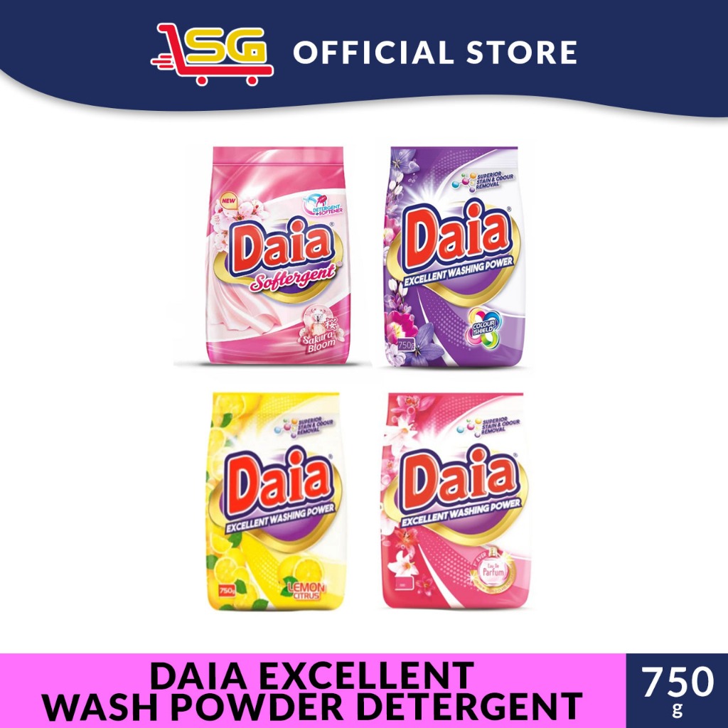 SG | DAIA Excellent Wash Powder Detergent SAKURA BLOOM/ COLOUR SHIELD ...