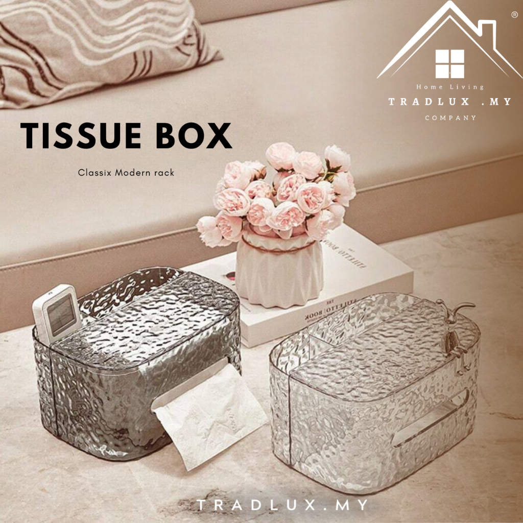 Tradlux TISSUE Storage Box Storage Tissue Box, Living Room Luxury ...