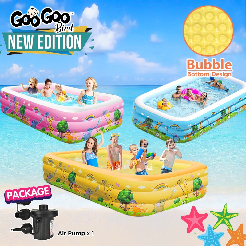 GOOGOO Bird Bubble Base 3 Layer Pool With New Edition Design Cartoon ...