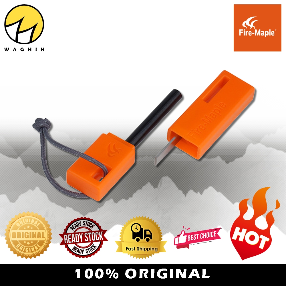 🔥100% ORIGINAL🔥FIRE MAPLE FMP-709 FERRO ROD FIRE STARTER SURVIVAL ...