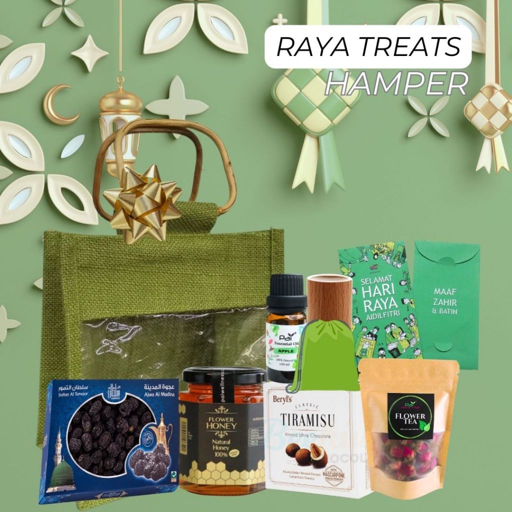 Raya Gift Set Hamper 2024 - EID Mubarak Present Season Food Gift Pack ...