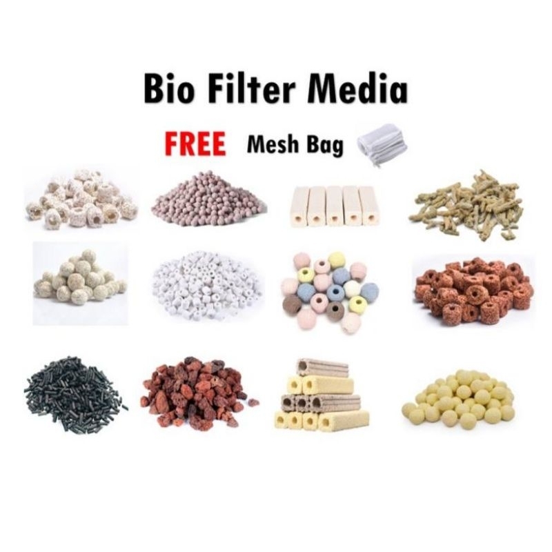 12 in 1 | Aquarium Bio Filter Media 500g | Shopee Malaysia