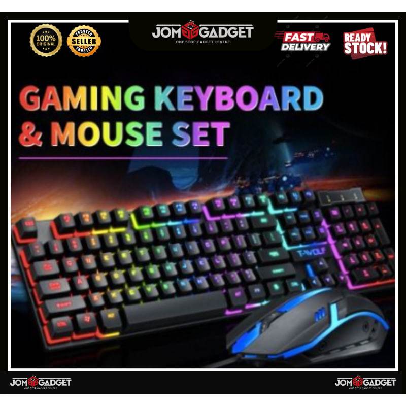 || READY STOCK || GTX 300 GAMING KEYBOARD AND MOUSE | Shopee Malaysia