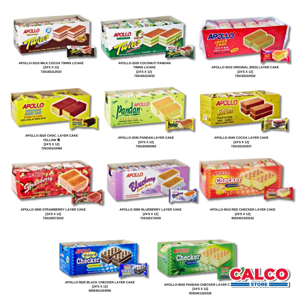 24pcs Apollo Layer Cake Assorted Flavor | Shopee Malaysia