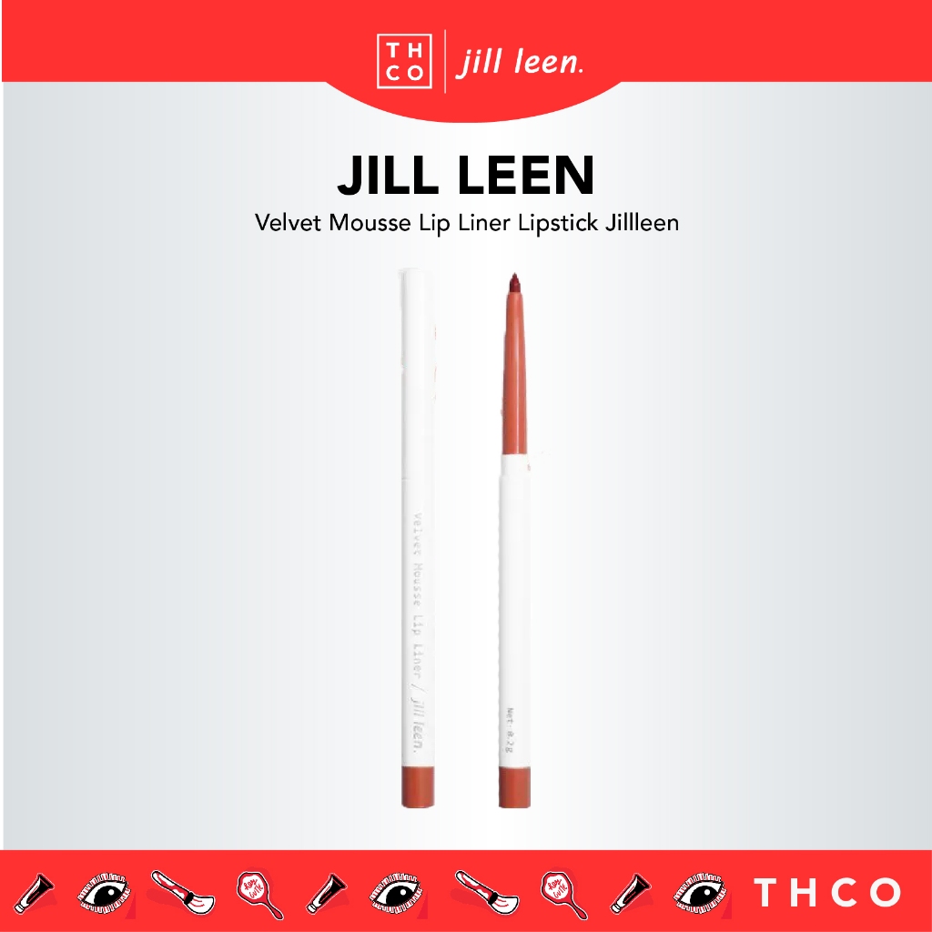 Jill Leen Velvet Mousse Lip Liner Jillleen 丝绒慕斯口红唇线笔 勾勒唇形 | Shopee Malaysia