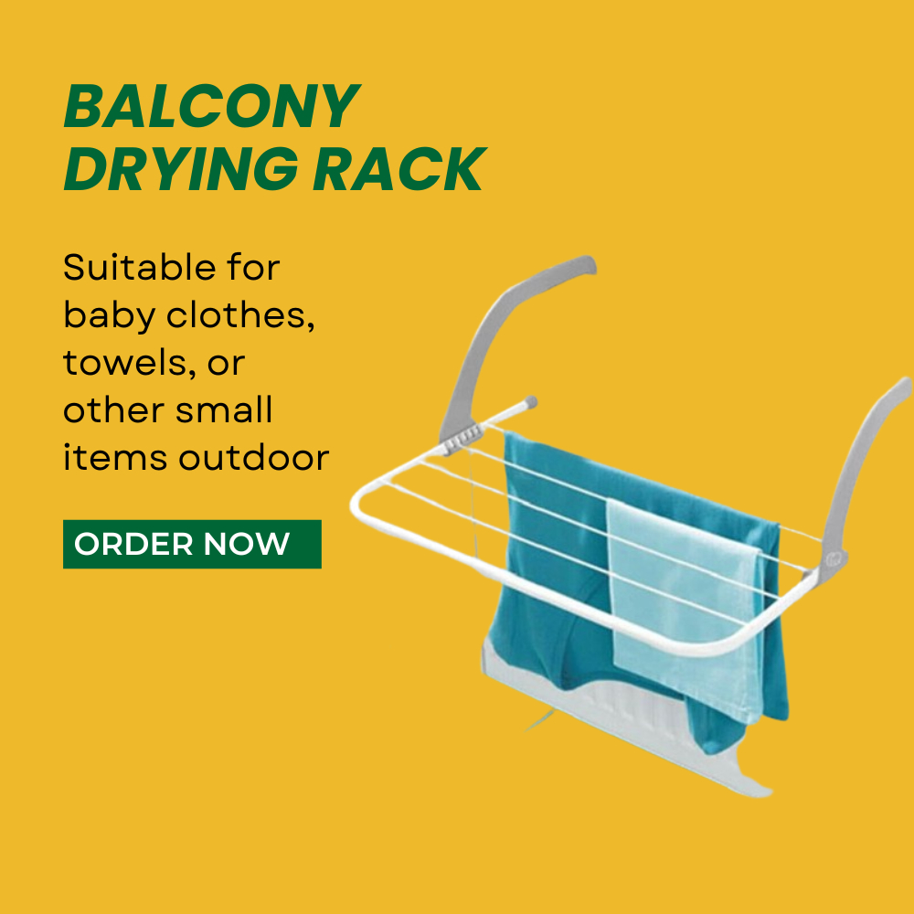 Foldable Outdoor Balcony Drying Rack Portable Drying Rack for Baby ...