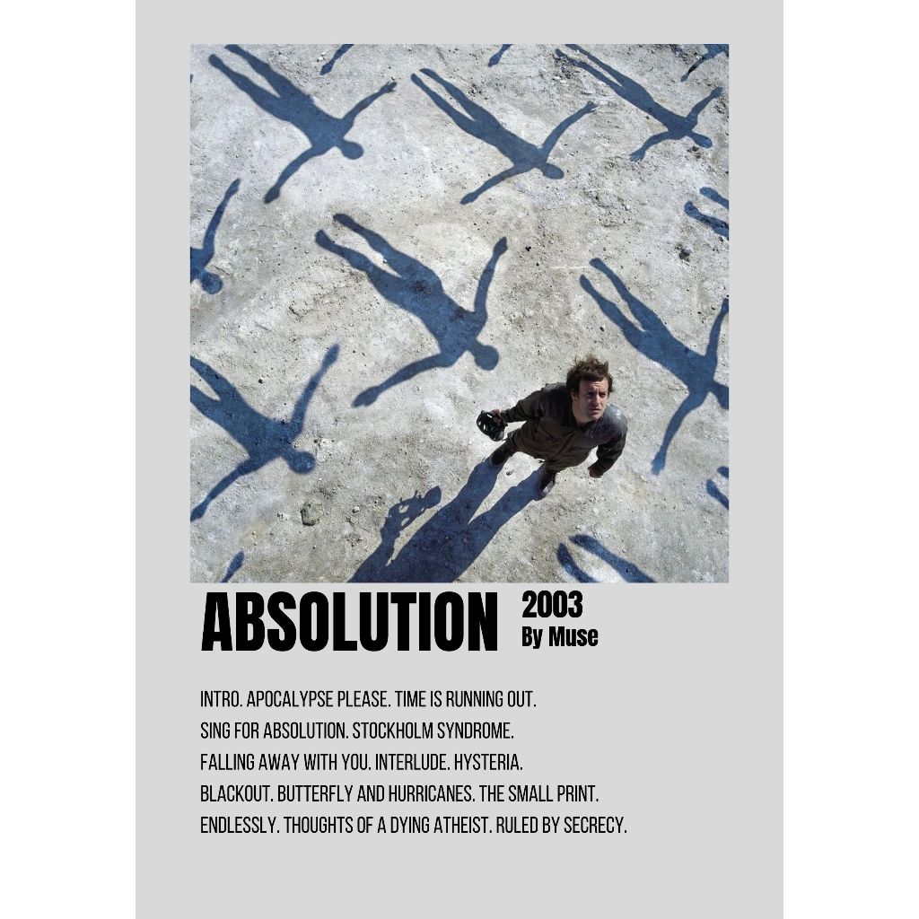 Album Cover Poster Absolution by Muse | Shopee Malaysia