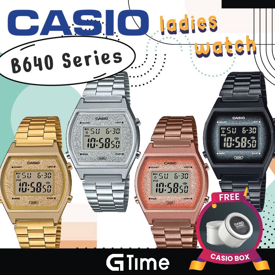 [ORIGINAL + 1YR WARRANTY] CASIO B640WC-5A B640WB B640WMR UNISEX / WOMAN ...