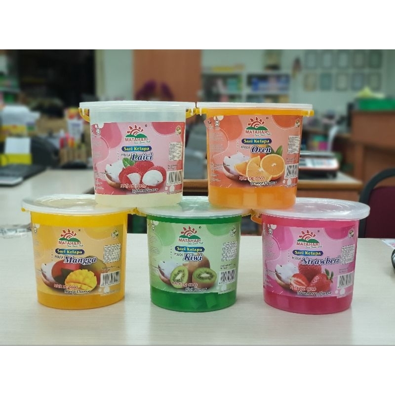 1.5kg Matahari Nata De Coco Lychee / Orange / Mango / Kiwi / Strawberry ...