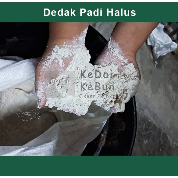 2kg Dedak Padi Halus untuk pengkomposan penapaian/makanan untuk haiwan ...