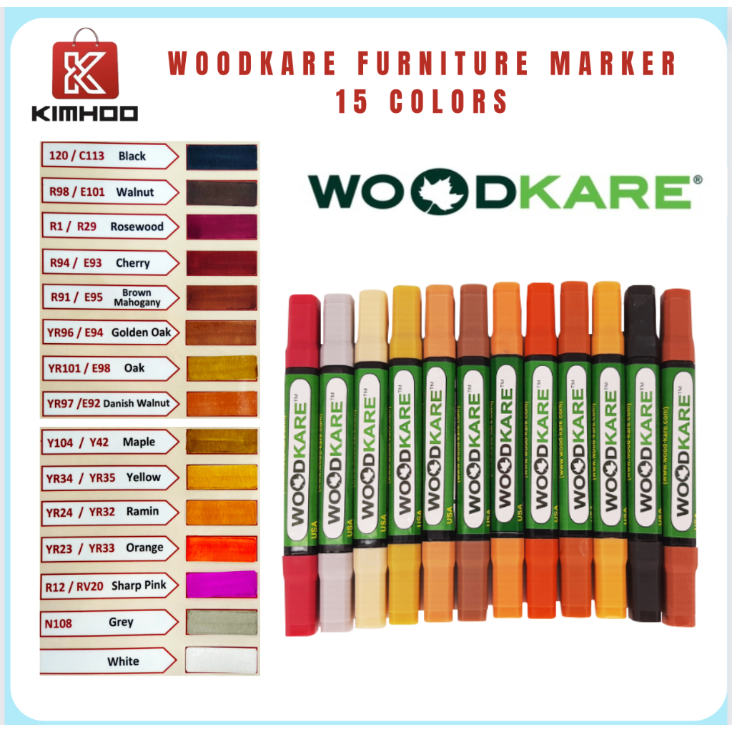 🎨WOOD KARE FURNITURE MARKER FURNITURE PAINT MARKER🎨 // WOOD COLOUR ...