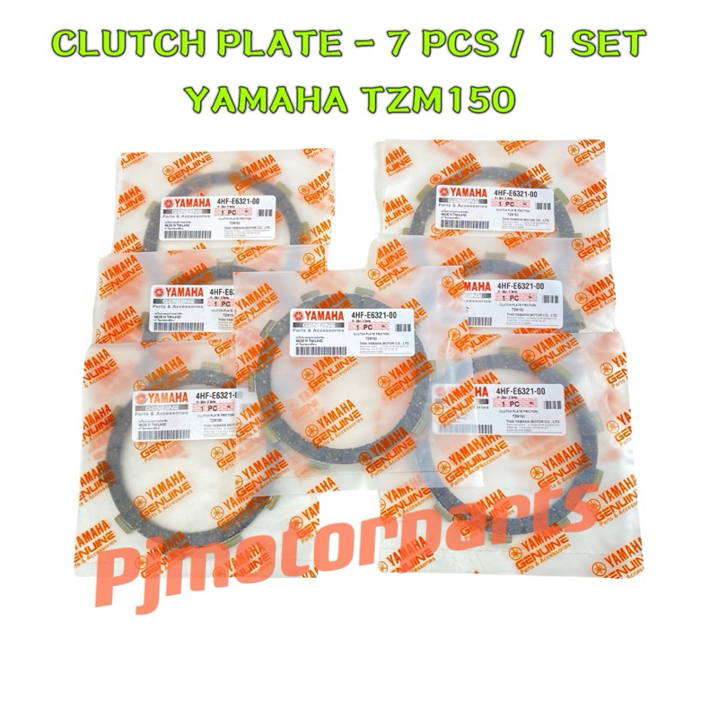YAMAHA TZM150 ( 7 PCS / 1 SET ) CLUTCH PLATE ASSY KLAC DISC PAD ...