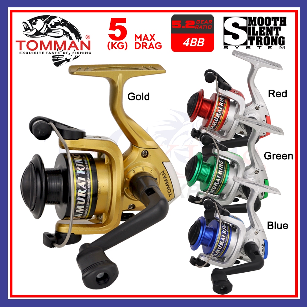 Tomman Samurai King Mesin Pancing Udang Galah | TCE Tackles Prawn ...