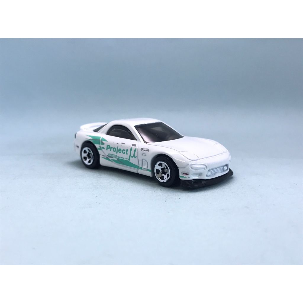 Hot wheels Mainline 2024 > '95 Mazda RX7 White, Loose from card ...