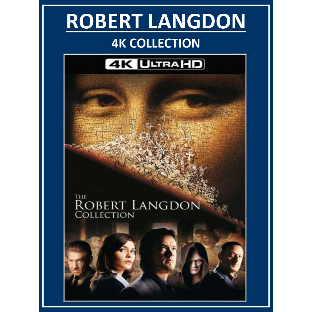 [MOVIE 4K] ROBERT LANGDON COLLECTION | KOLEKSI MOVIE 4K BLURAY | Shopee Malaysia