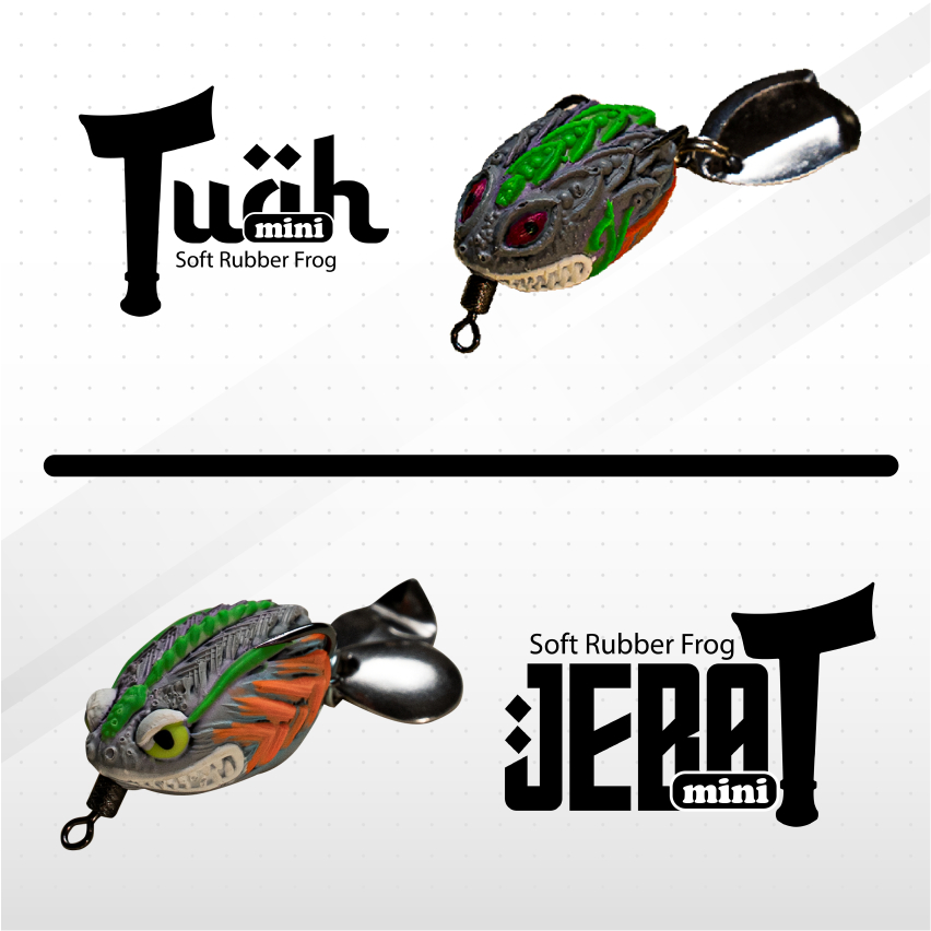 EXP MINI TUAH JEBAT FROG Soft Rubber Frog Expert For Snakehead Hunter ...