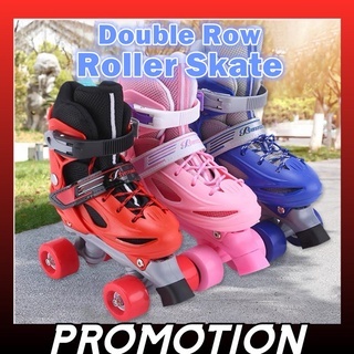 NEW STOCK -Double Row Roller Skate Kids Roller Kasut Roda Kanak Kids ...