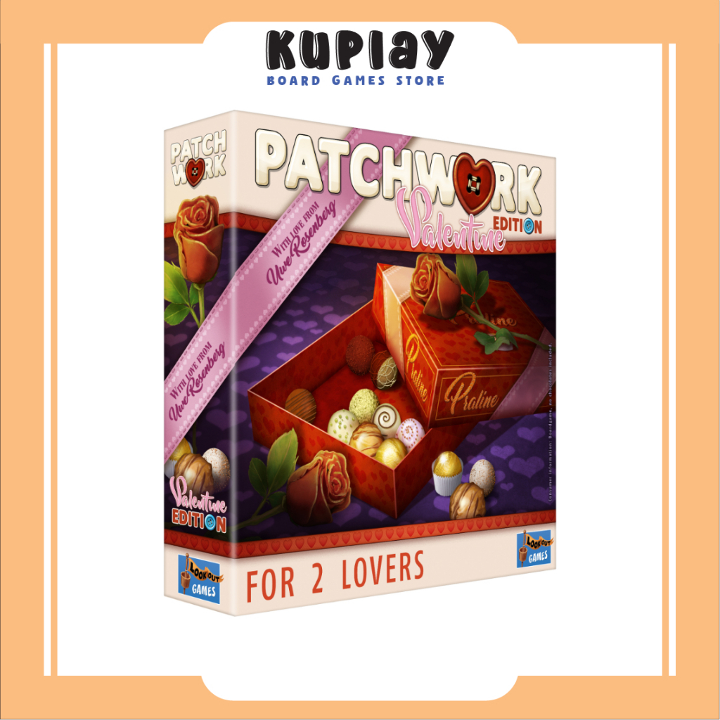 Patchwork: Valentine's Day Edition Board Game (Original) Tile-Placement ...