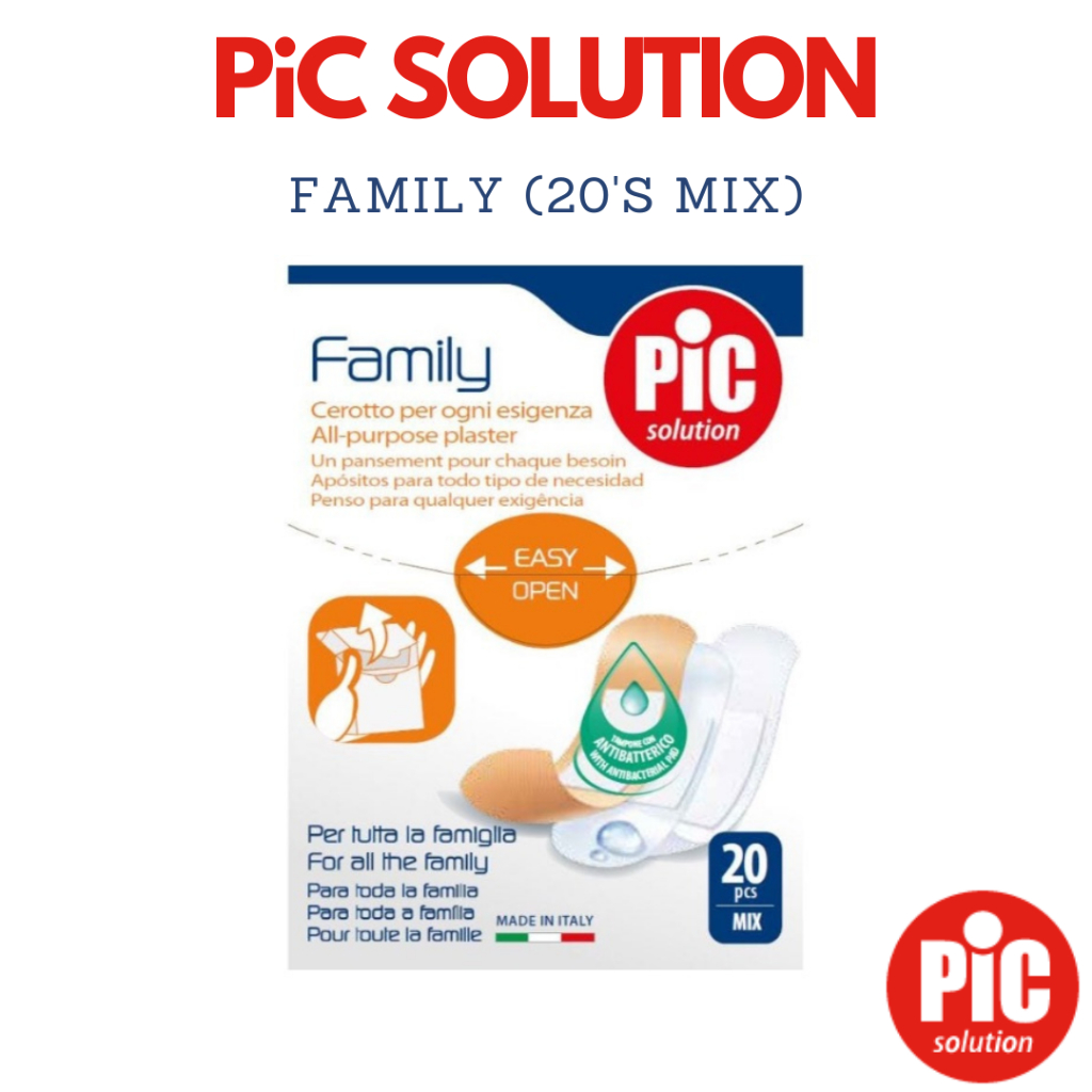 PIC SOLUTION Family All Purpose Plaster 20’s | Shopee Malaysia