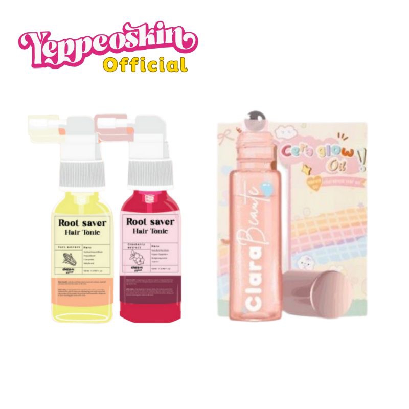 LULUROLL OIL SERUM GLOW OIL CERA OIL CLARA BEAUTE | ROOTSAVER | Shopee ...