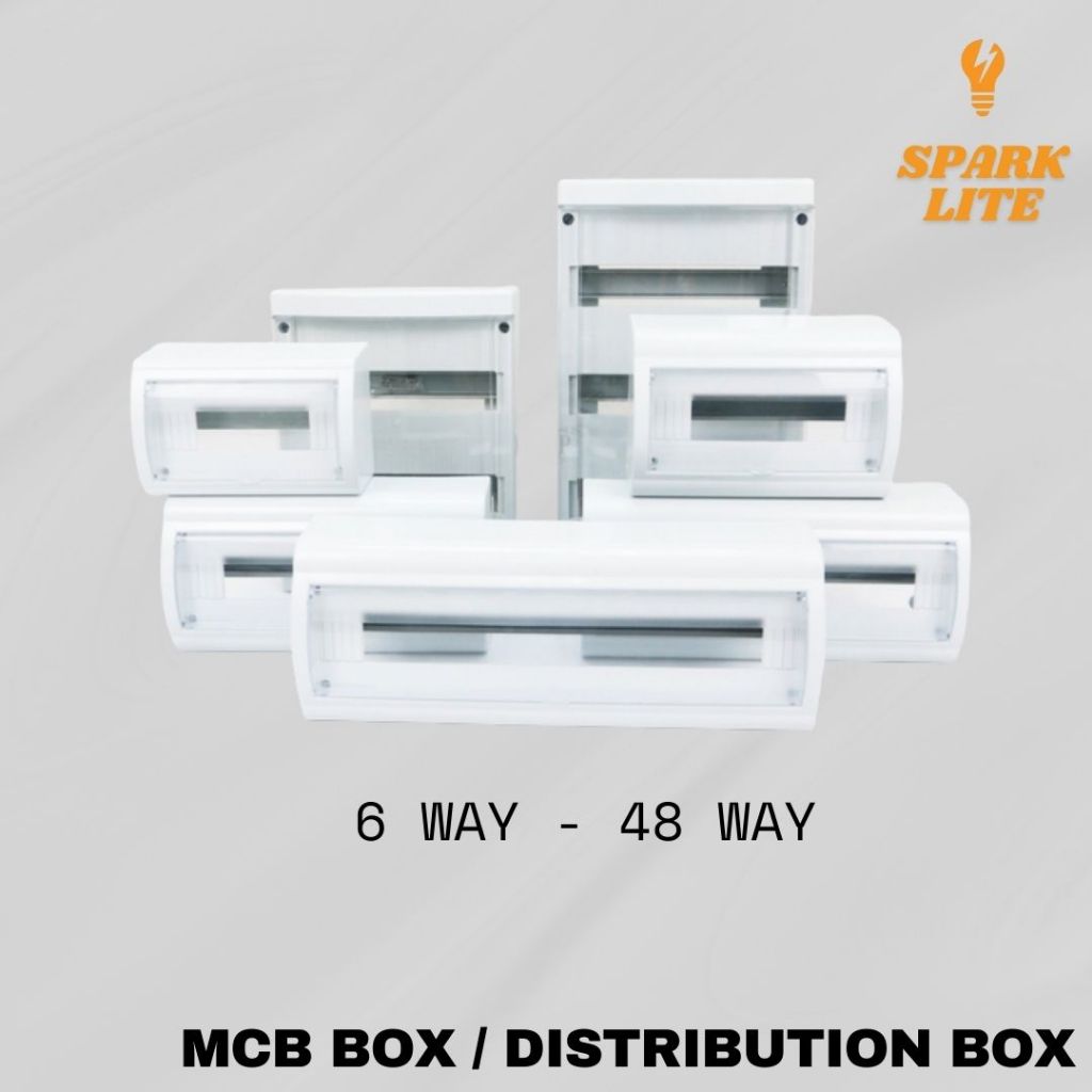 Pvc Consumer Box Distribution Box Mcb Elcb Db Box Cover 6 Way 48
