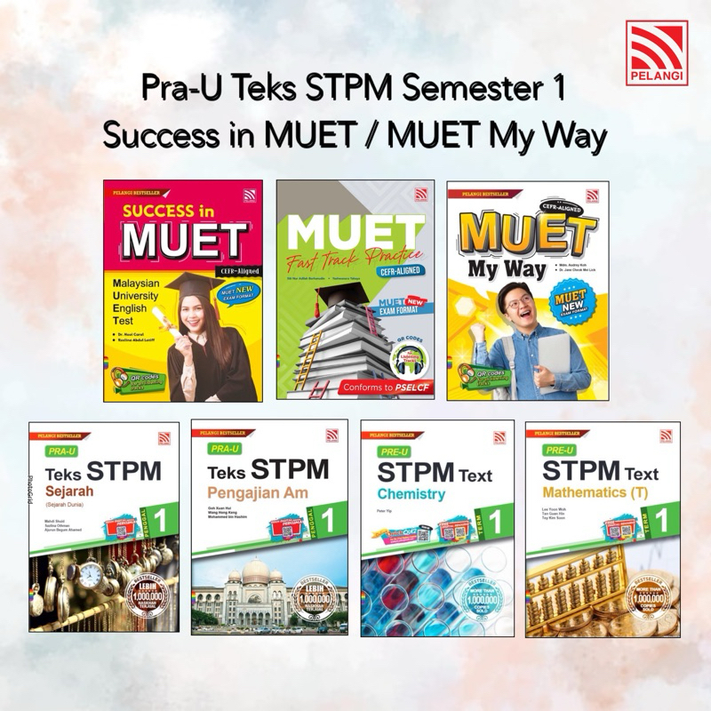 [MBO] Buku Teks Pra-U STPM Semester 1 / Success In MUET / MUET My Way ...