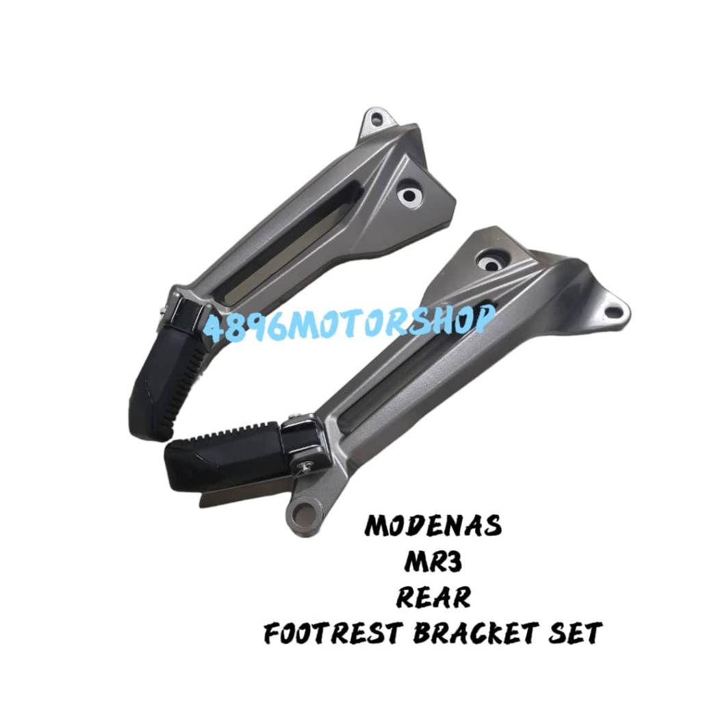 MODENAS KRISS110 EURO 3 MR3 MR 3 REAR FOOTREST BRACKET SET PEMIJAK KAKI ...