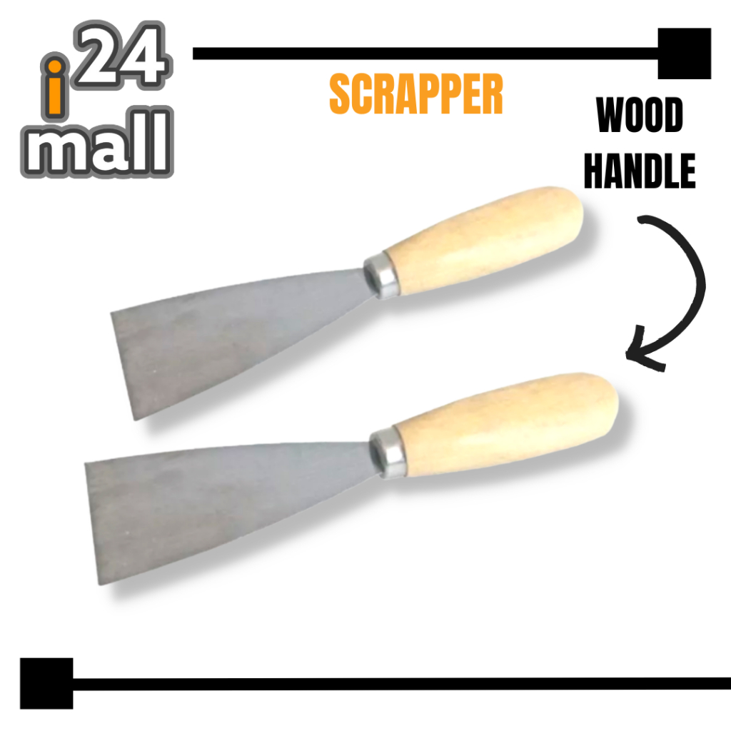 Wall Scrapper Paint Scraper Putty Wood Handle Burger Flipper Flying ...