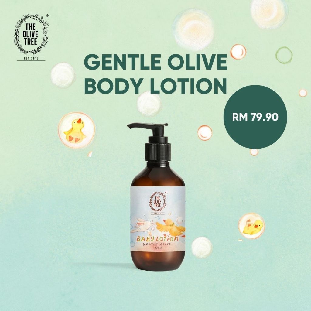 Little Olive Tree Gentle Olive Baby Lotion (200ml) | Shopee Malaysia