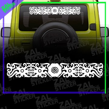 * CAR STICKER TRIBAL BUNGAI TERUNG DAYAK BORNEO IBAN SARAWAK MYVI AXIA ...