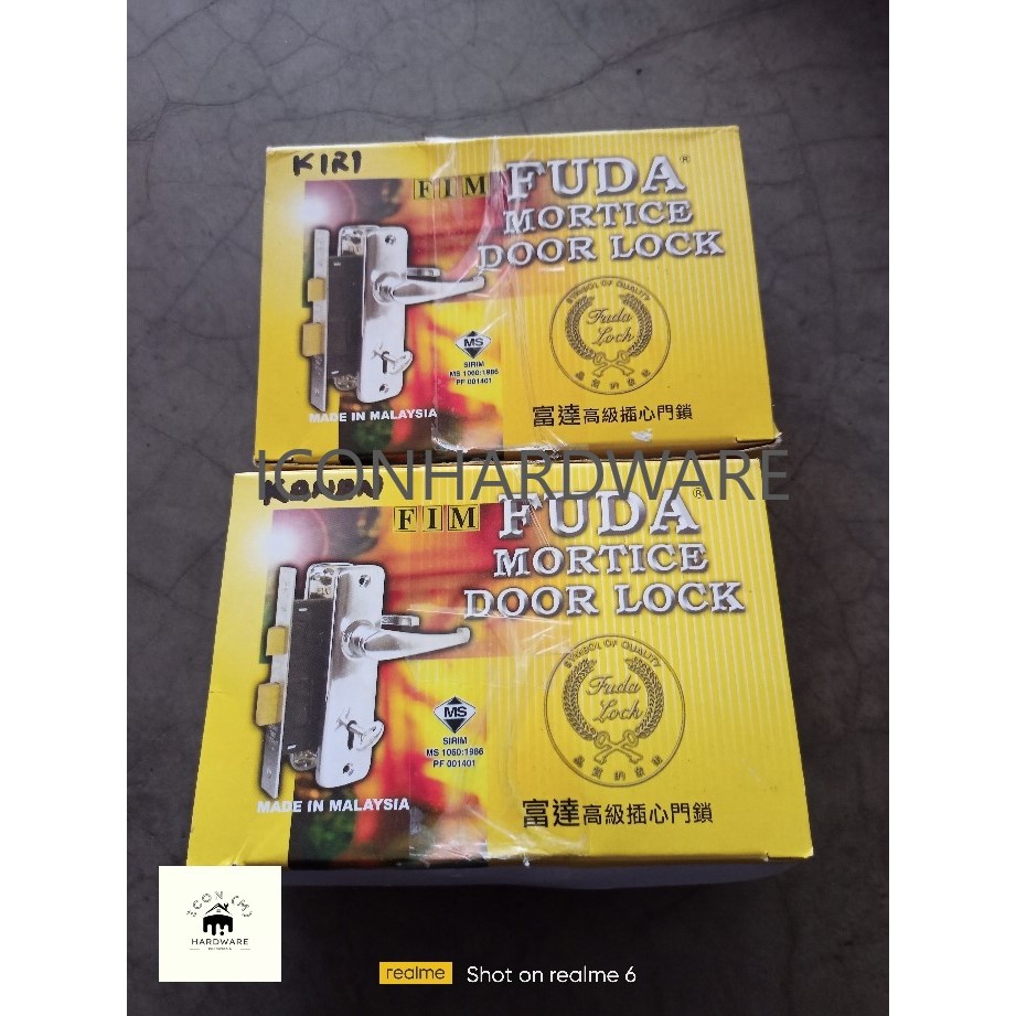 ICONHARDWARE FUDA MORTICE DOOR LOCK (GL2825) | Shopee Malaysia