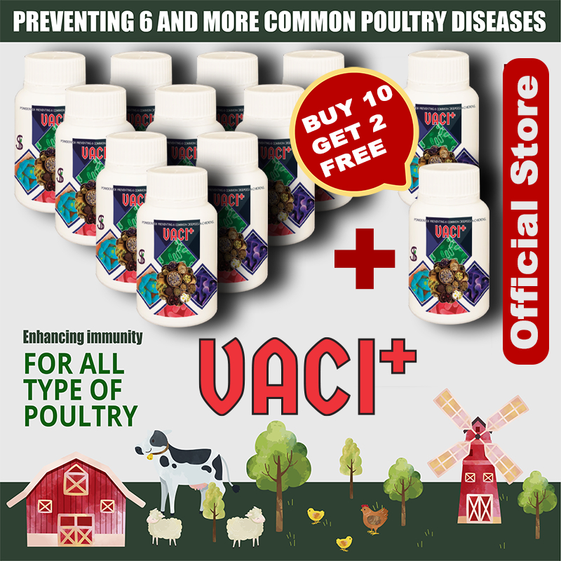 BUY 10 FREE 2 VACI (100Grams) - Poultry Immunity Booster, Preventing 6 ...