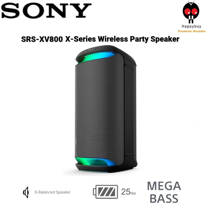 Sony SRS-XV800 Wireless Portable Bluetooth Party Speaker with Handle ...