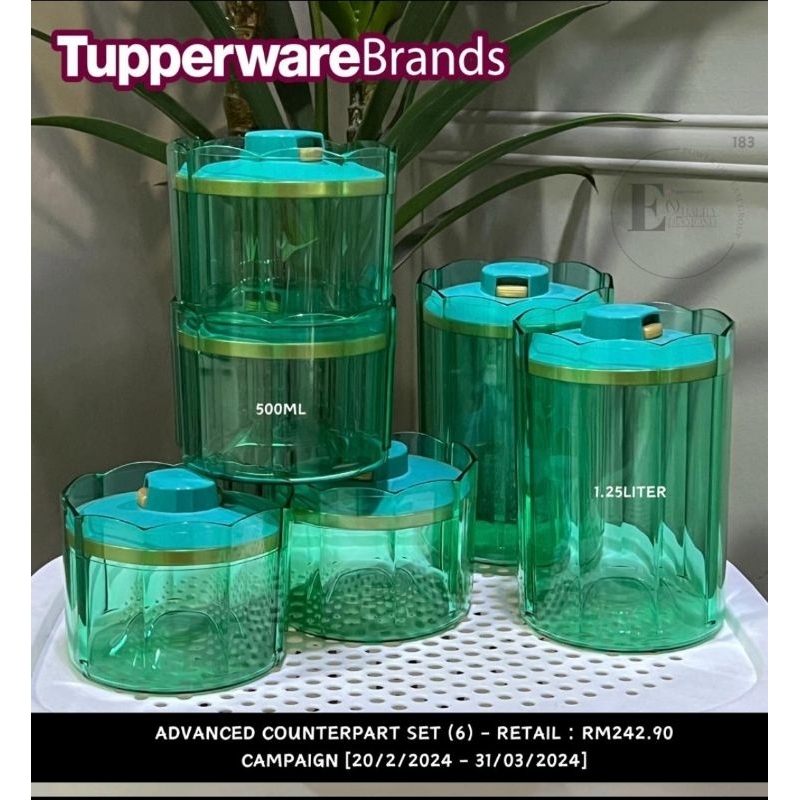 Tupperware advance counterpart 500ml & 1.25L | Shopee Malaysia