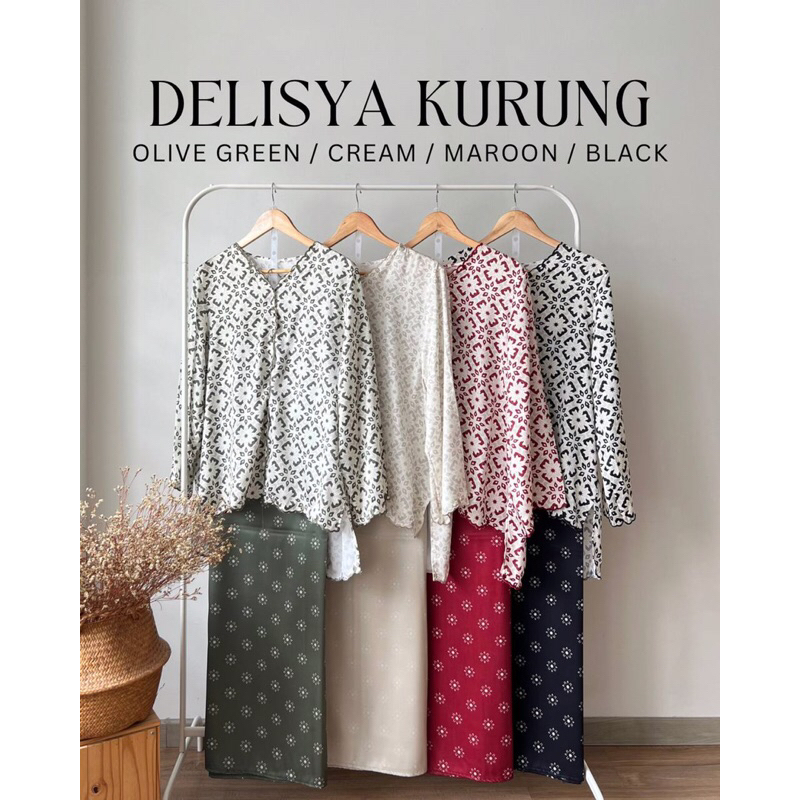 Delisya Kurung By Petikita Raya 2024 | Shopee Malaysia