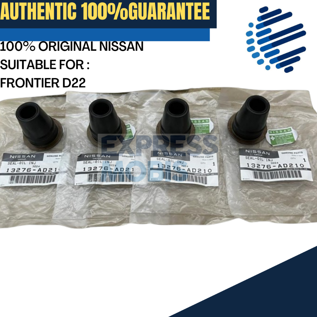 100% ORIGINAL NISSAN FRONTIER INJECTOR NOZZLE SEAL ( 1SET / 4PCS ) 13276-AD210 FRONTIER D22 ...