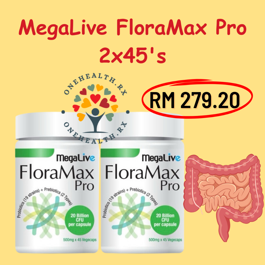 [NEW STOCK !!!] MEGALIVE FloraMax Pro 2X45's | Shopee Malaysia